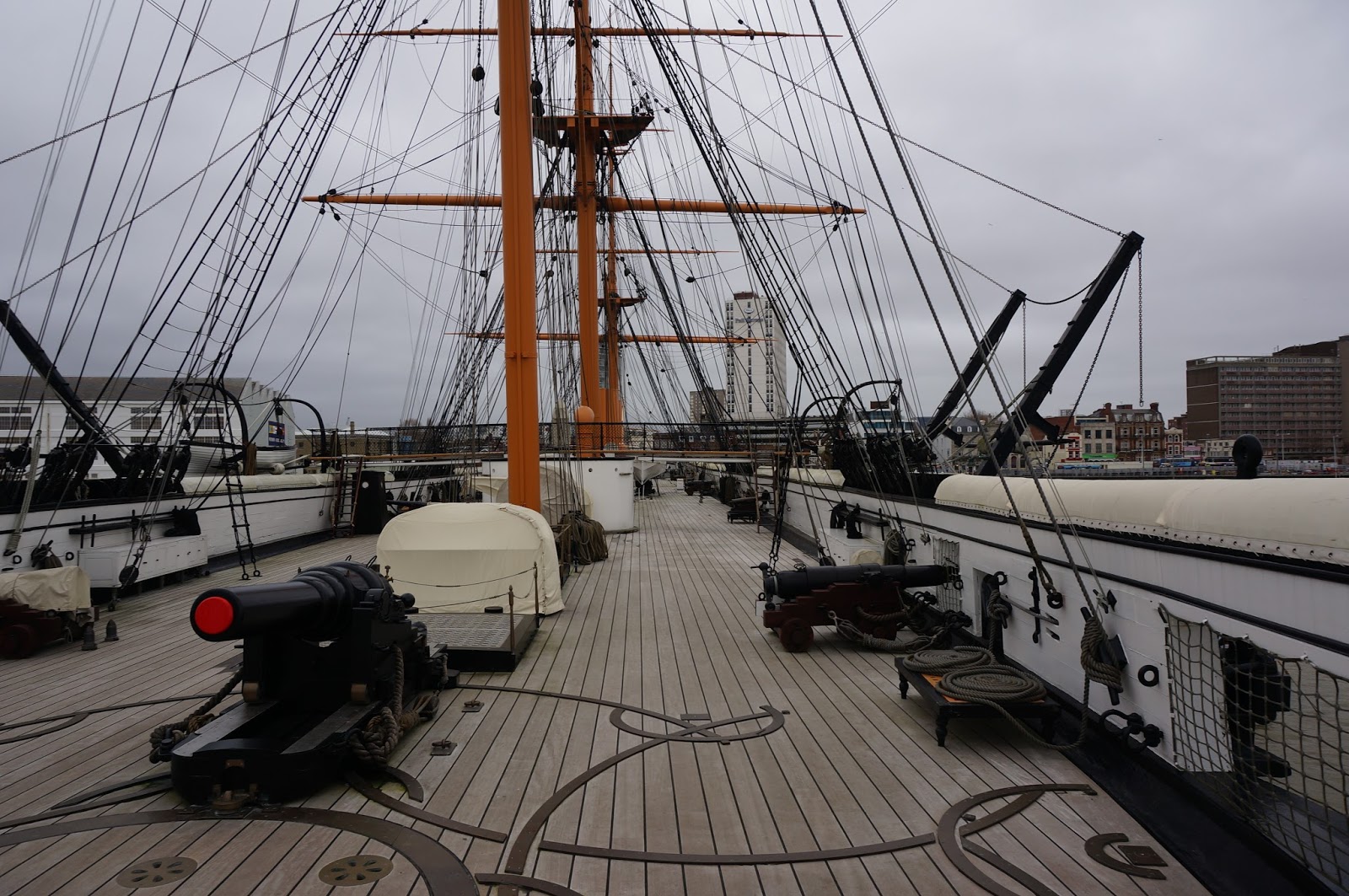 HMS Warrior lends a hand (and some plans)