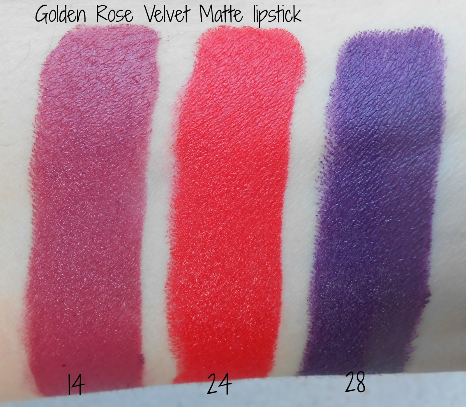 Golden Rose Velvet Matte Lipsticks - Beauty of the suns