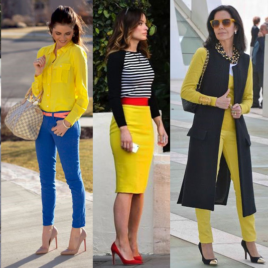 15 Maneras de combinar el Amarillo
