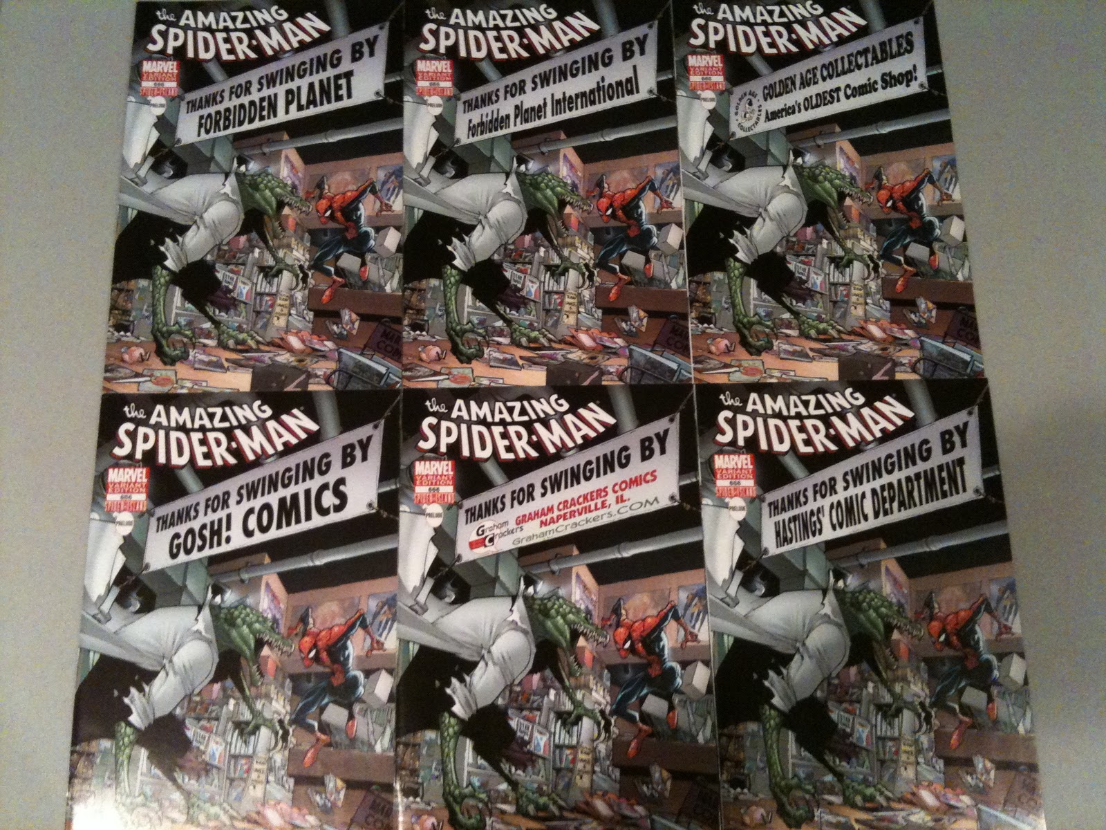 SPIDERMANFAN: Amazing Spider-Man #666 Comic Shop Variants -- The Full ...