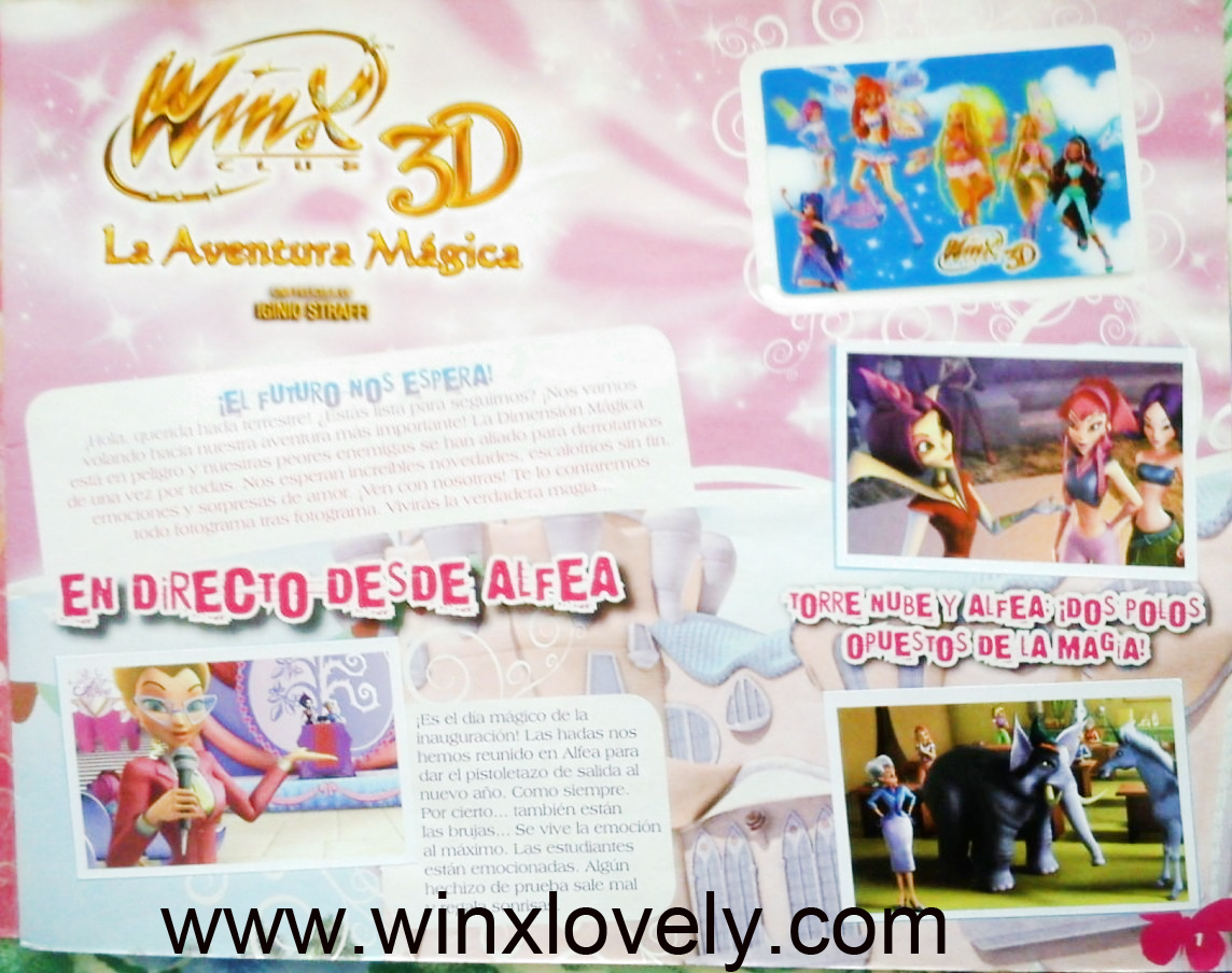¡1ª página del Album Winx Club La Aventura Mágica completa! - Winx Club ...