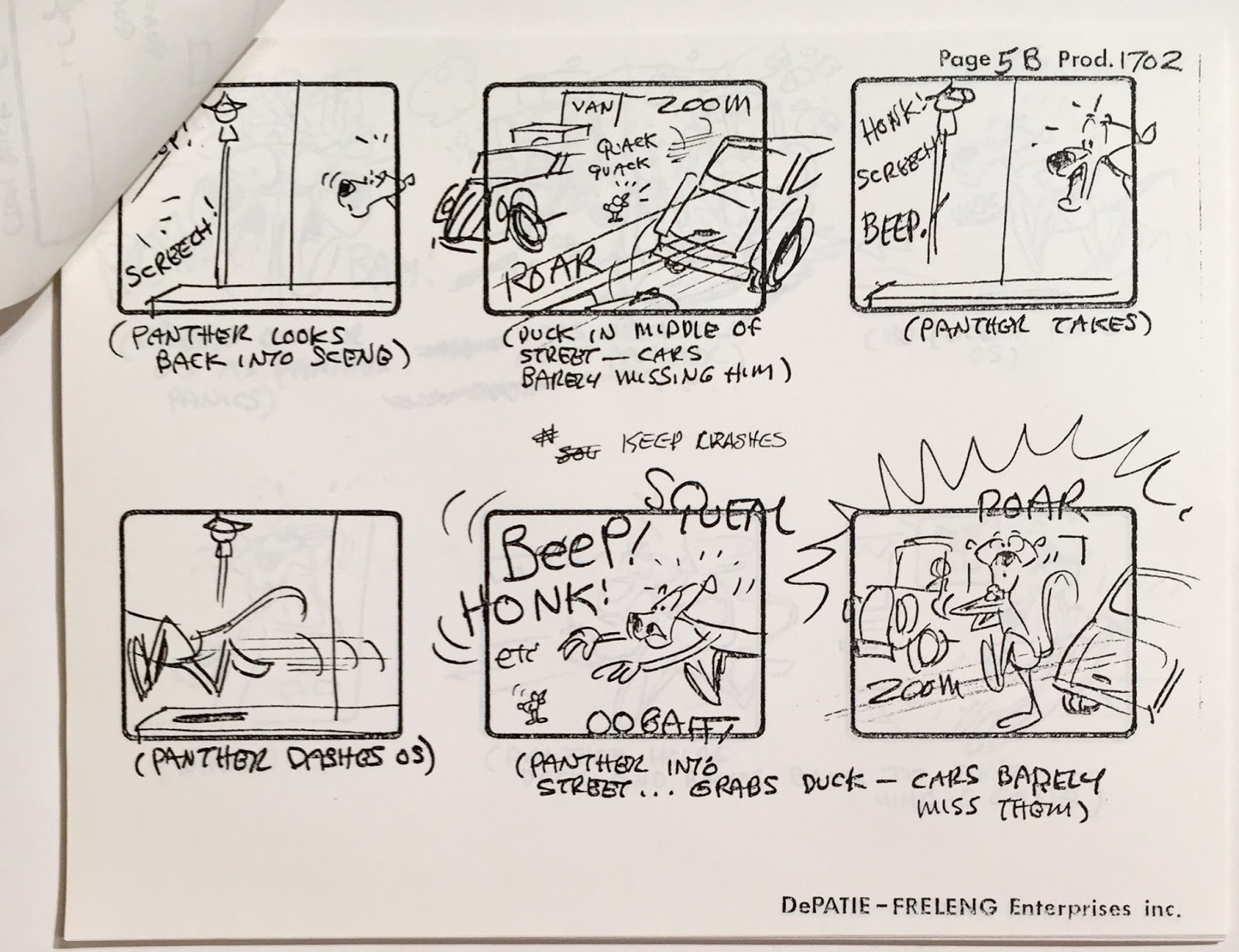 Animation Collection: Complete 37 Page Pink Panther Xerographic ...