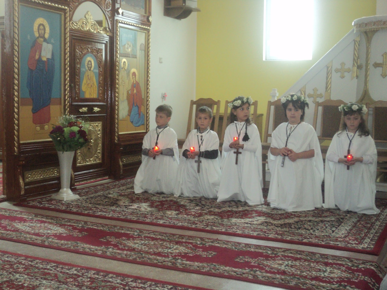 Parohia Greco-Catolica Iernut: PRIMA SFANTA IMPARTASANIE IN PAROHIA IERNUT