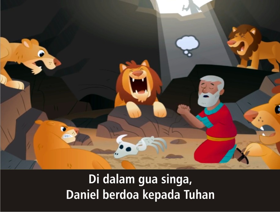 Komik Alkitab Anak: Komik : Daniel di Gua Singa
