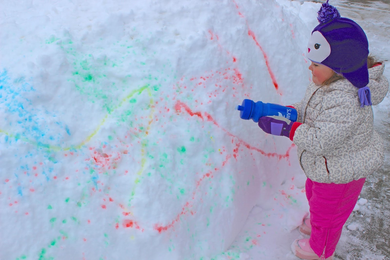 DIY Snow Paint Activity