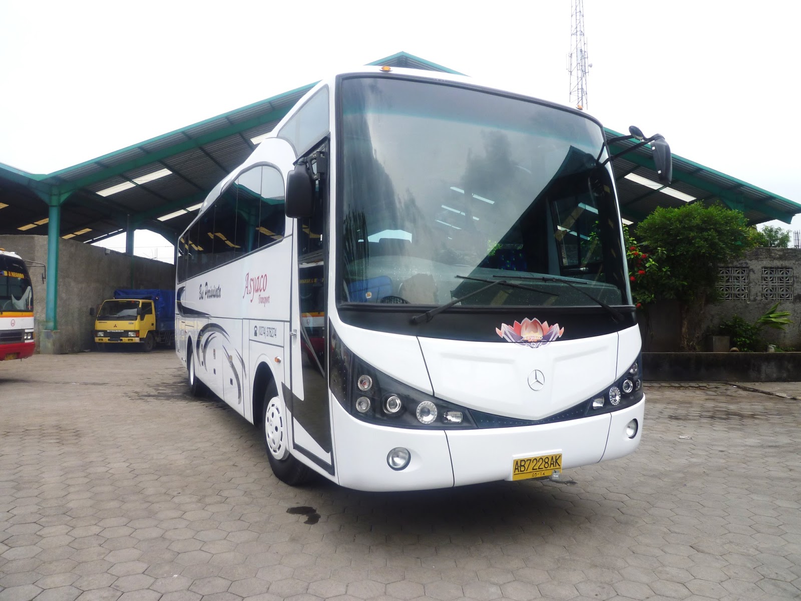 Gunung Mas: Contoh pekerjaan bis besar Asyaco