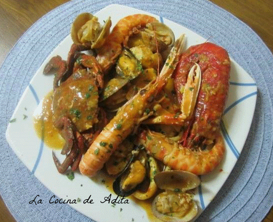 Zarzuela de mariscos - La Cocina De adita