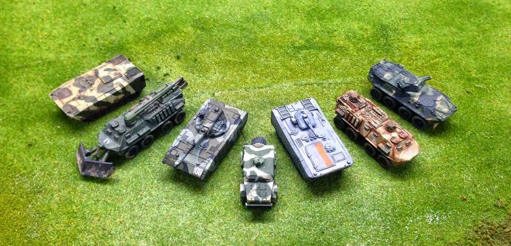 Tabletop Fix: Armies Army - New 15mm Vehicles