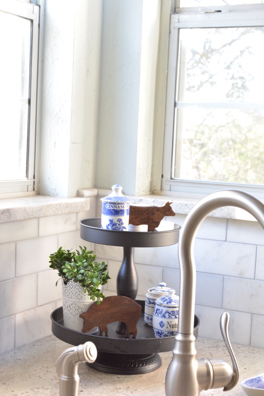 Let's Add Sprinkles: Blue and White Buffalo Check Valances