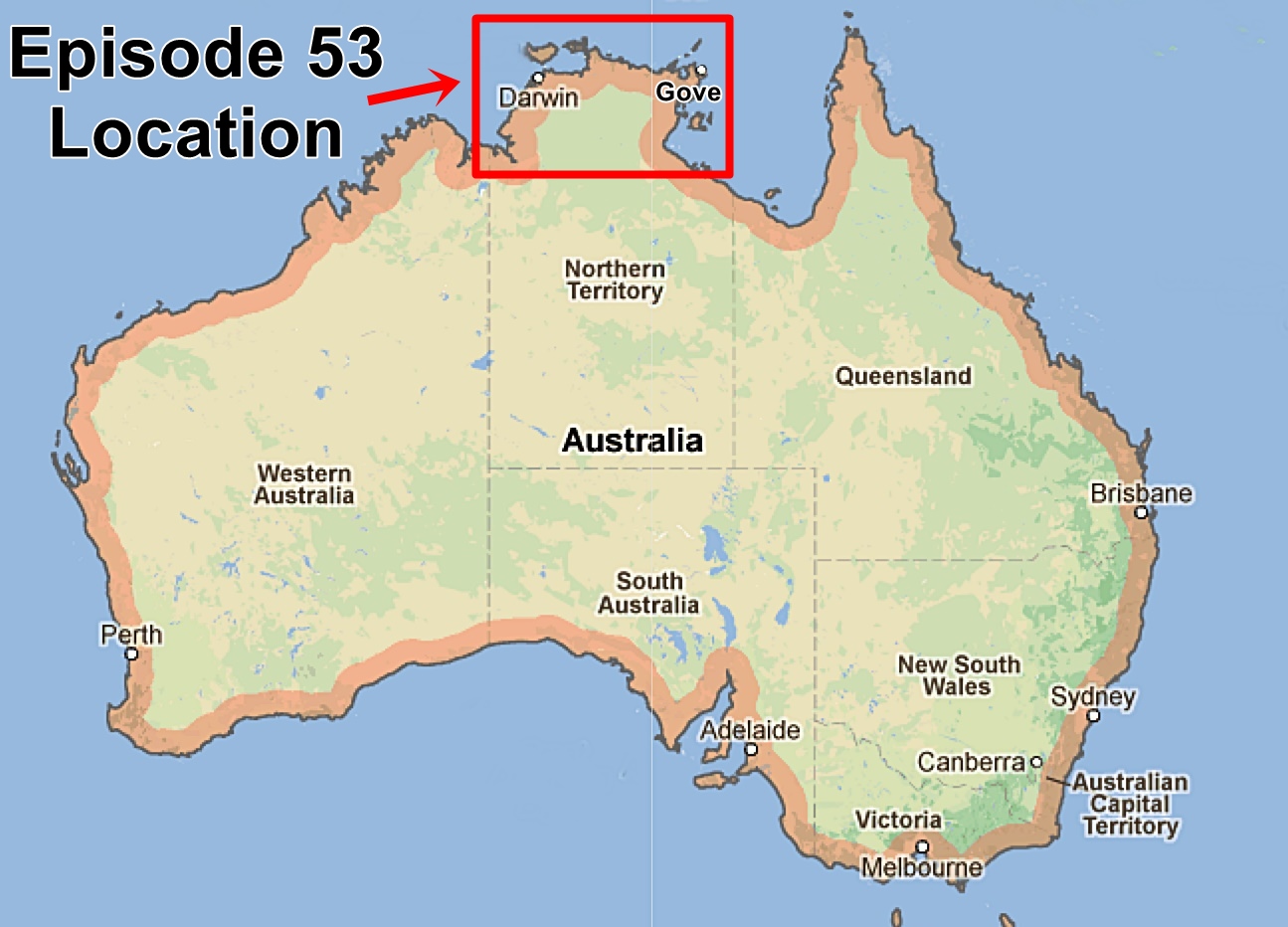 Lorelei's Adventures: Episode 53 Darwin to Gove