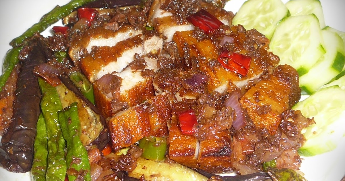Crispy Pork Binagoongan