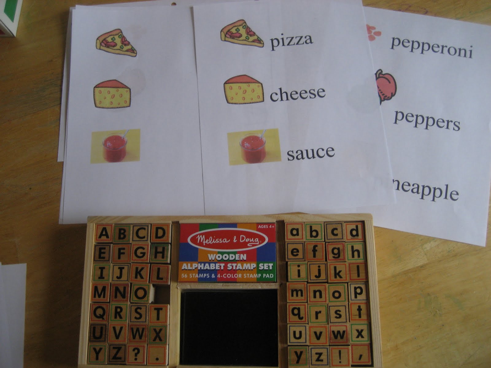 The Preschool Experiment: Tot School: Pizza!