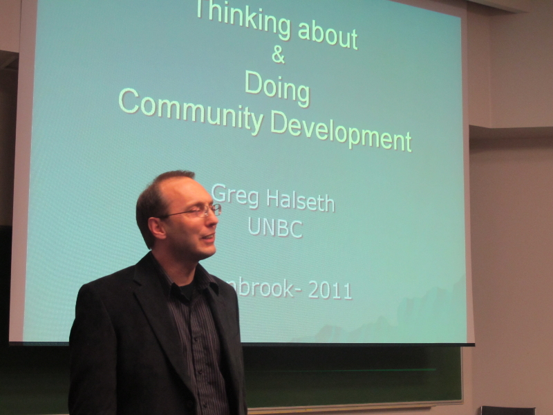 The Cranbrook Guardian: Dr. Greg Halseth at College of the Rockies