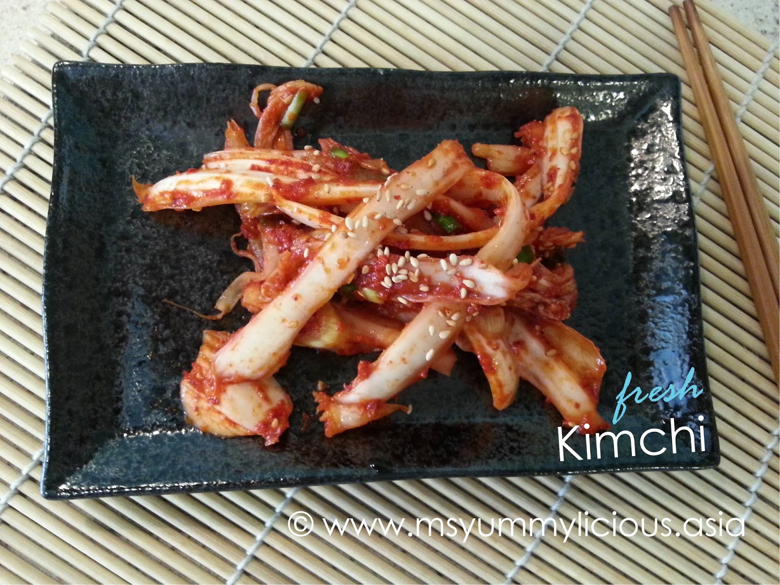 Napa Cabbage Kimchi (Tongbaechu-kimchi 통배추김치) - Yummy~licious + Baby ...