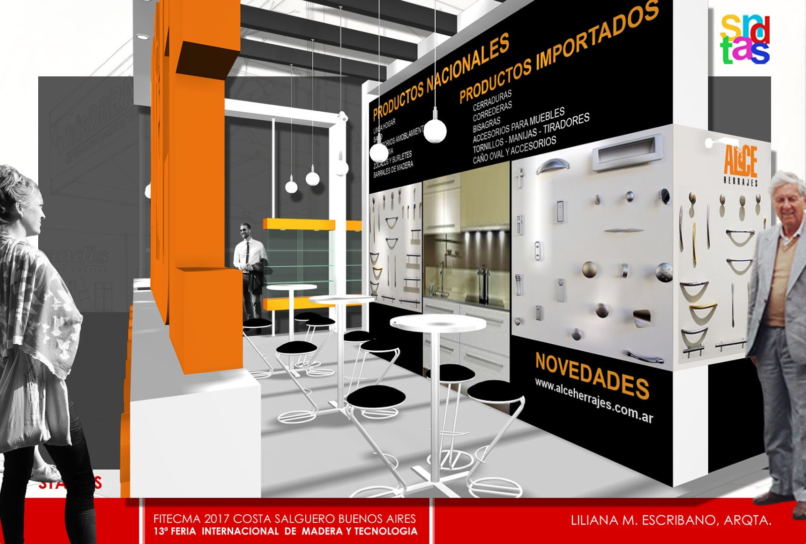 Diseño y montaje de stands de Exposiciones.