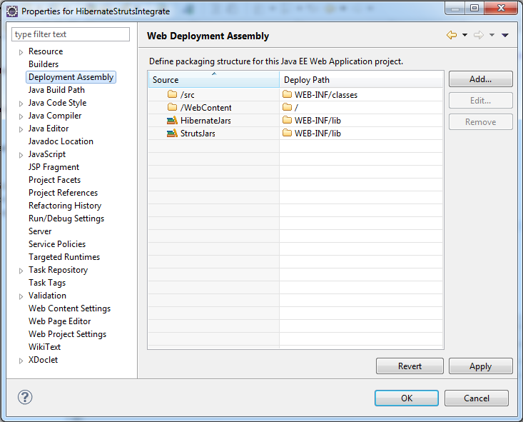 Technology Comes With Idea Hibernate Struts Integration Using Eclipseoracle And Hibernate