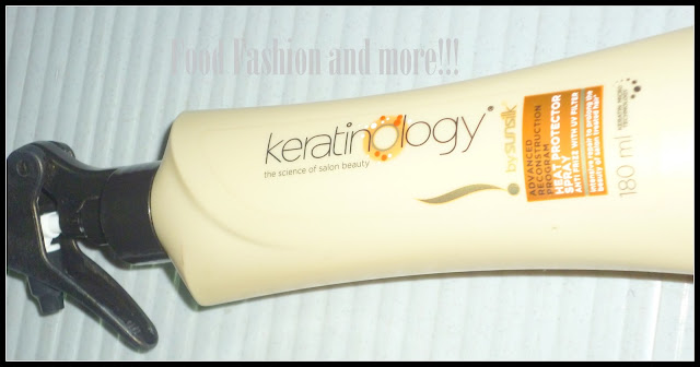 FoodFashionandMore!!: SUNSILK KERATINOLOGY HEAT PROTECTOR SPRAY