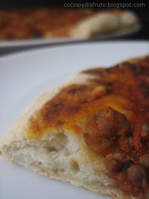 cocino y disfruto: PIZZA BOLOÑESA