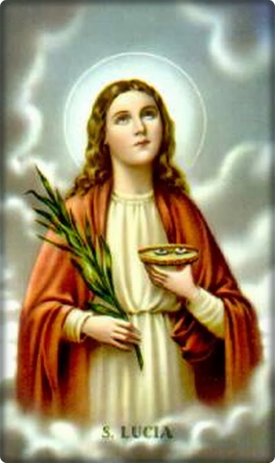 ® Santoral Católico ®: IMÁGENES DE SANTA LUCÍA