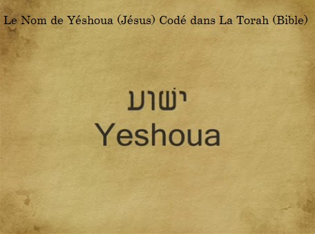 W.K.P: Le Nom de Yéshoua (Jésus) Codé dans La Bible
