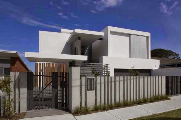 Design Minimalist House Fence ~ NUNUDESIGN