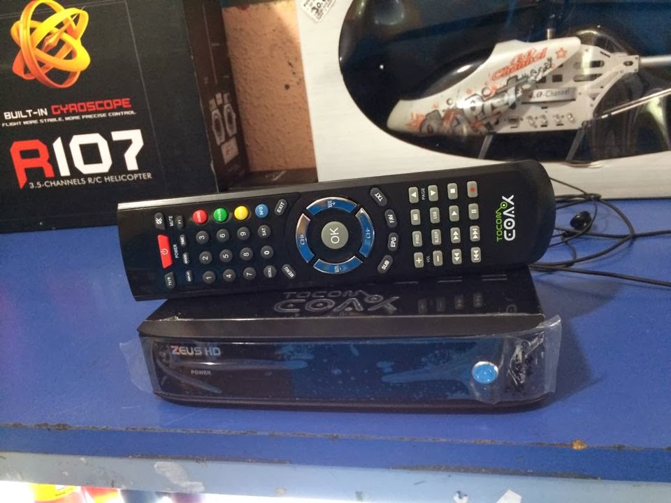 A espera acabou Apresentamos Tocomsat Zeus. hd. 22/01/2014. - Team Azbox Az