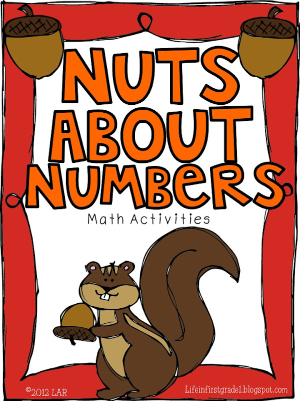Life in First Grade: Nuts About Numbers Math Activities