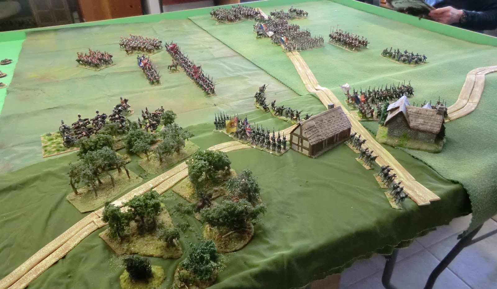 Not just old school wargaming: Testing "Rank and File" rules for 1815