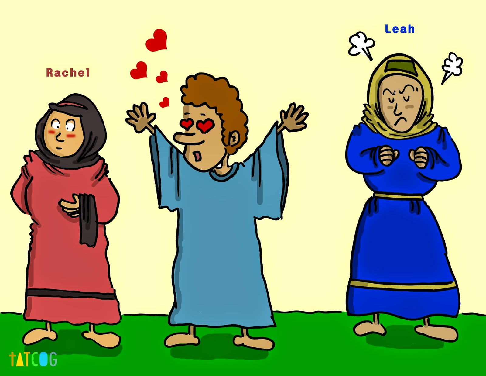 TATCOG SCHOOL: (10) Rachel & Leah