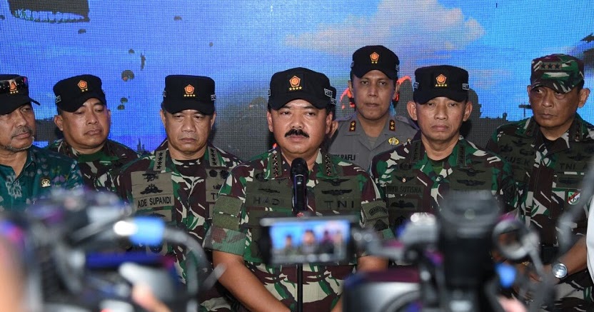Panglima TNI Saksikan Latihan Perang 2018 Lewat Streaming