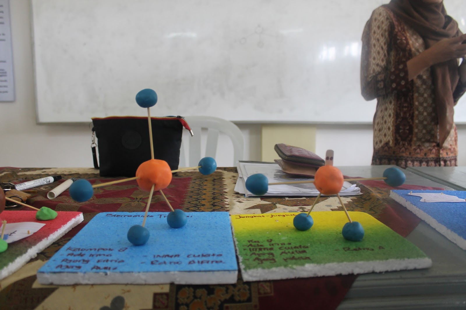 IMMACULATA VIANDRA : MEMBUAT MODEL MOLEKUL