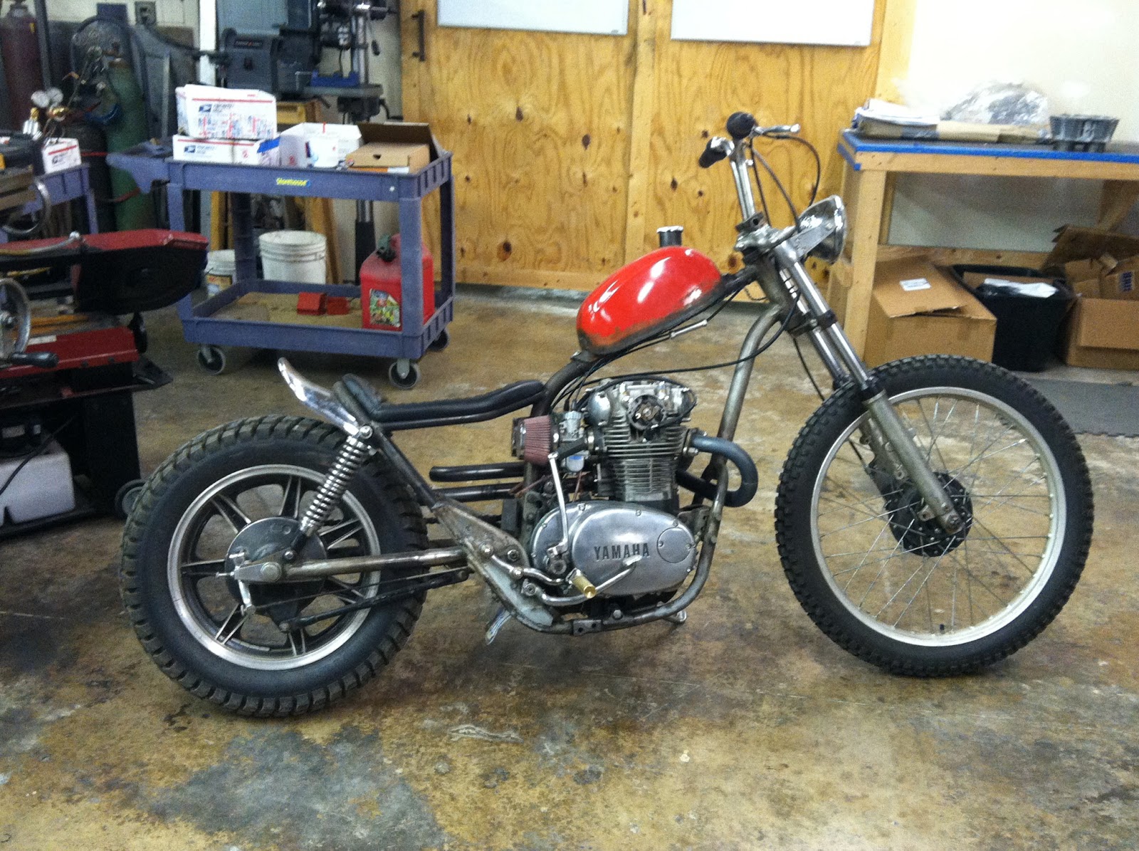 "Slight Hell" - Our Latest XS650 Build - Hughs Hand Built