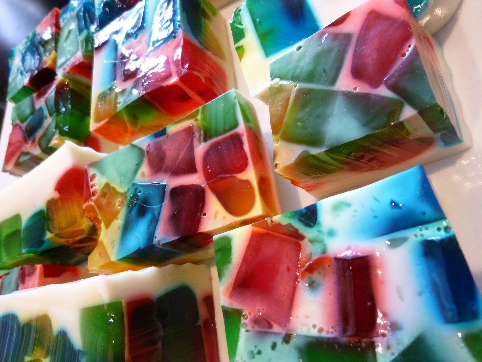 Shared Calories Are No Calories.: Rosewater Stained Glass Jelly