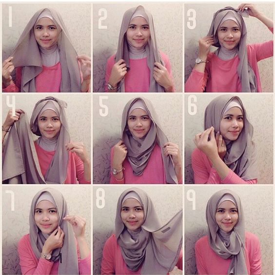 Tutorial Hijab Segi Empat Terbaru 2017: Simple & Modis