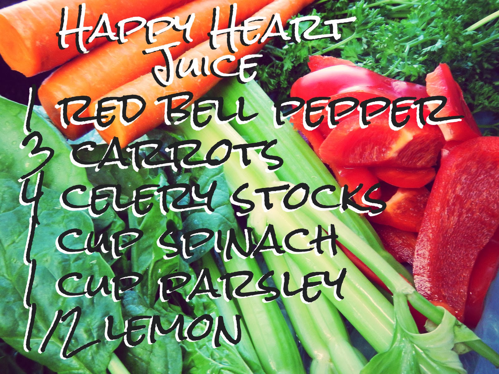 I'll take some of that...: Happy Heart Juice (Alkaline, GF, Raw, Paleo)