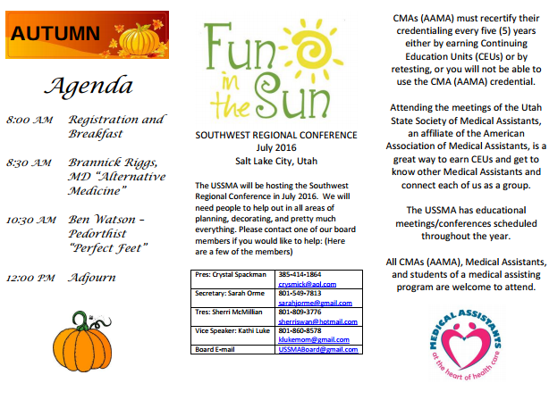 Utah State Society of Medical Assistants