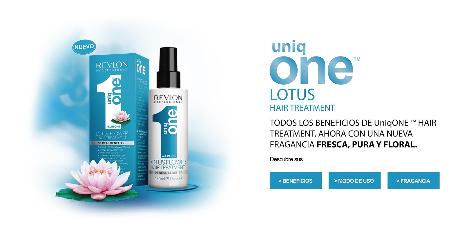 REVLON UNIQ ONE LOTUS FLOWER HAIR TREATMENT