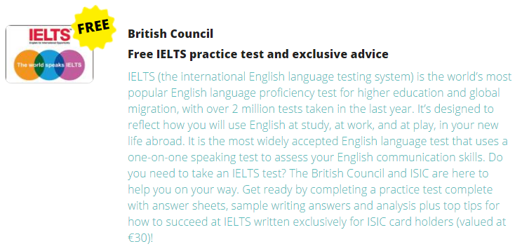 British Council تدربك مجانا لإختبار اللغة الانجليزية IELTS مع بطاقة ...