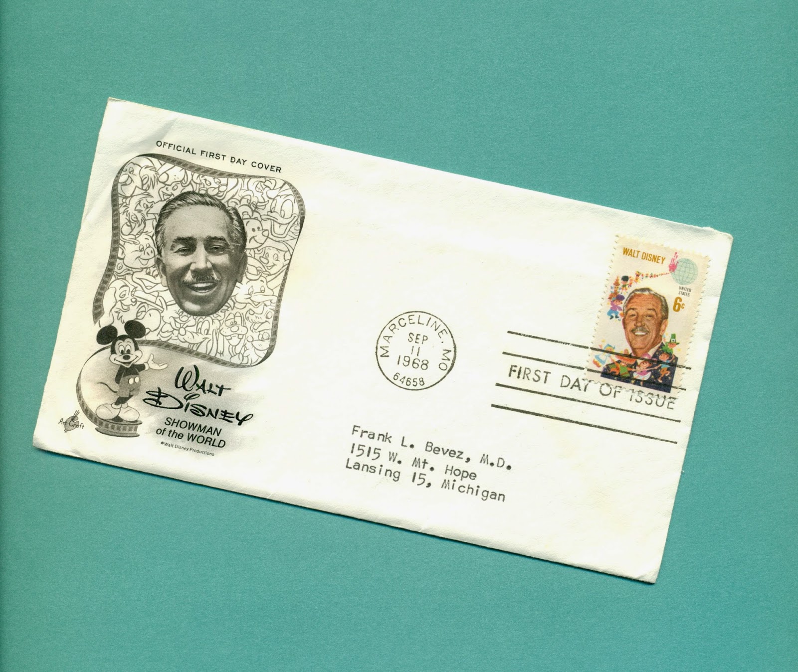gold country girls: The Walt Disney Stamp Debut, Circa 1968
