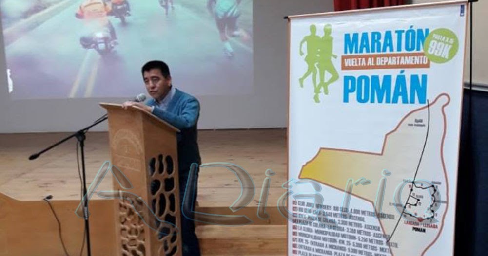 Presentación de la Maratón de Pomán