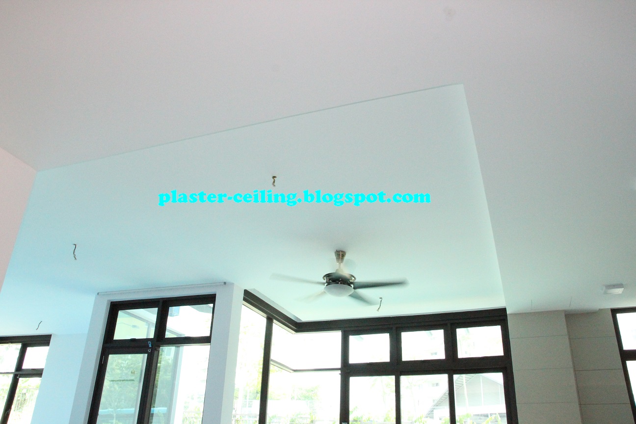 PLASTER CEILING: SILING KAYU