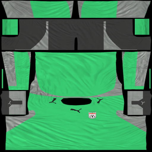 FIFA 08 KIT: Iran goalkeeper kit Fifa 08