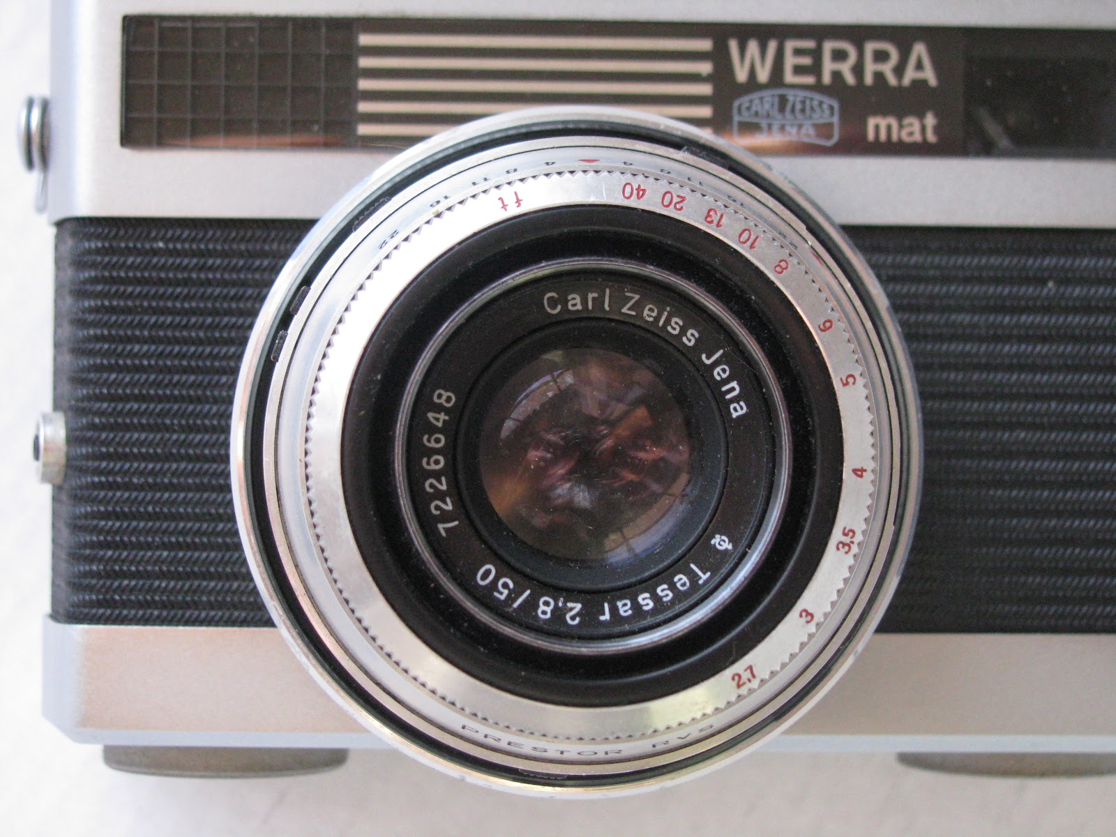 Analogkamera - A virtual photomuseum: Carl Zeiss Jena, Werra mat