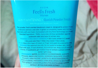 The Beauty Banana: Avon Feelin Fresh 4-in-1 Whitening Quelch Powder Fresh