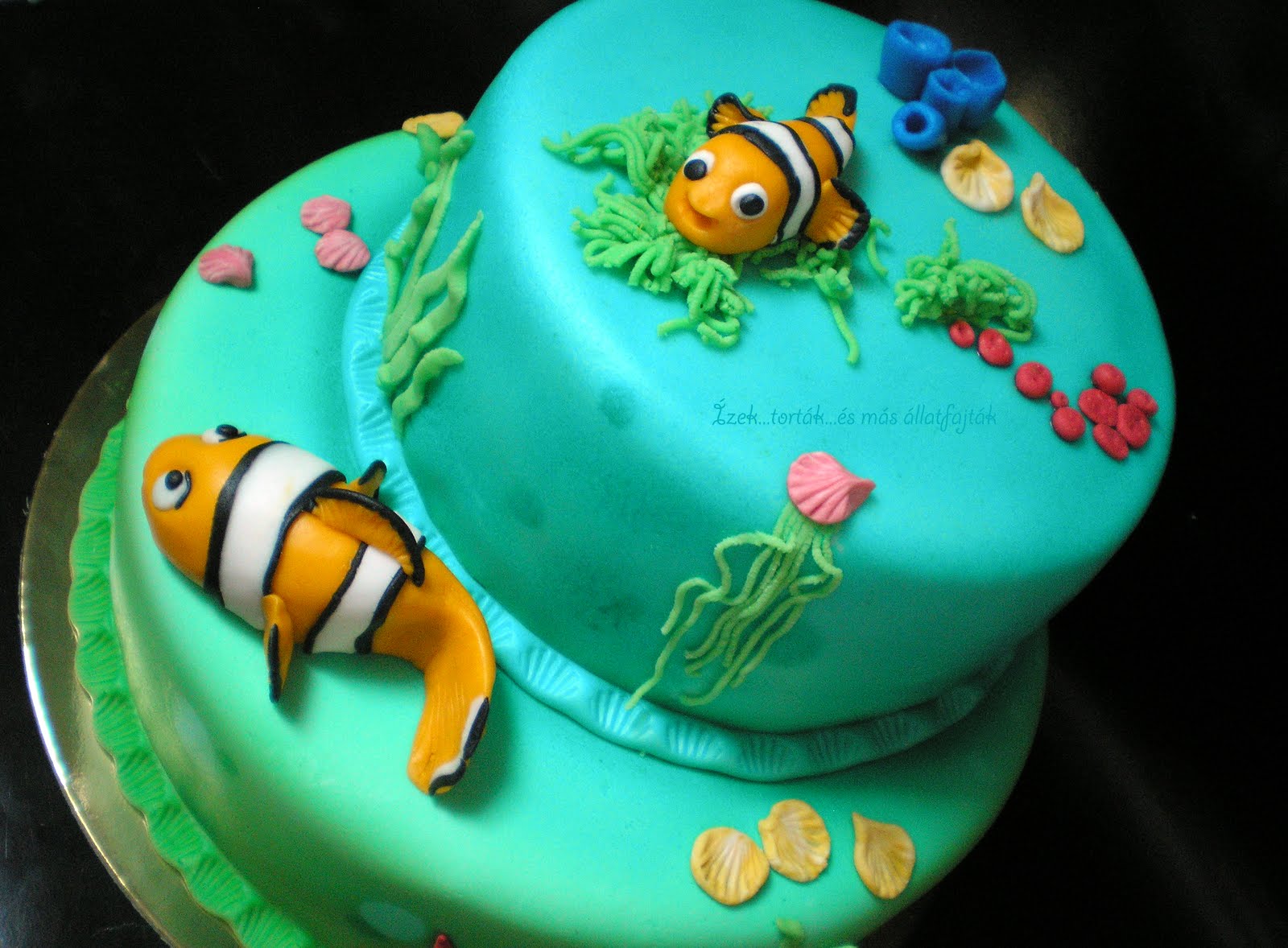 Ízek...torták...és más állatfajták: Némo-s tortám nyomában