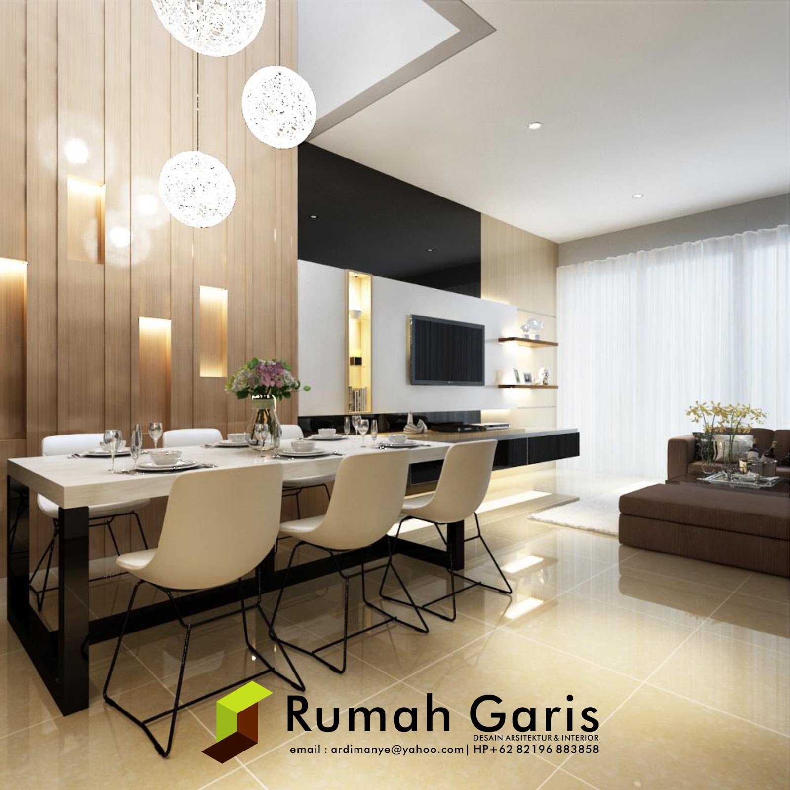 desain interior apartemen modern - Rumah Garis