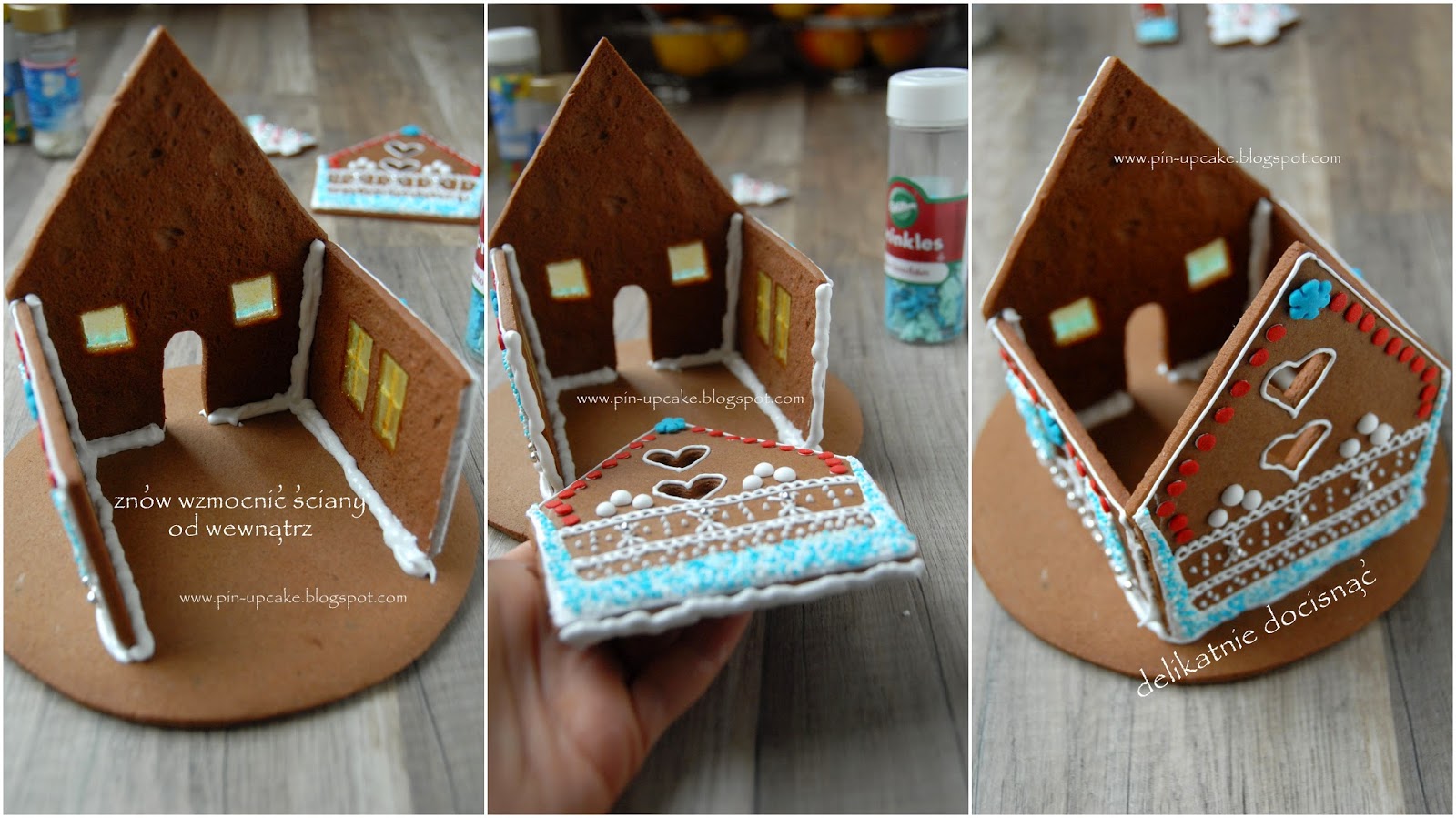 PIN - UP CAKE: Chatka z piernika (instrukcja wykonania krok po kroku ...