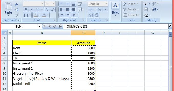 SUM Function and Various Methods | Excel Solutions - Basic and Advanced
