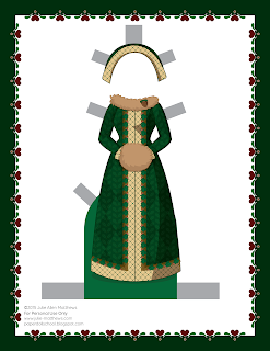 Paper Doll School: December Paper Doll -- Mrs Claus, Outfit 13