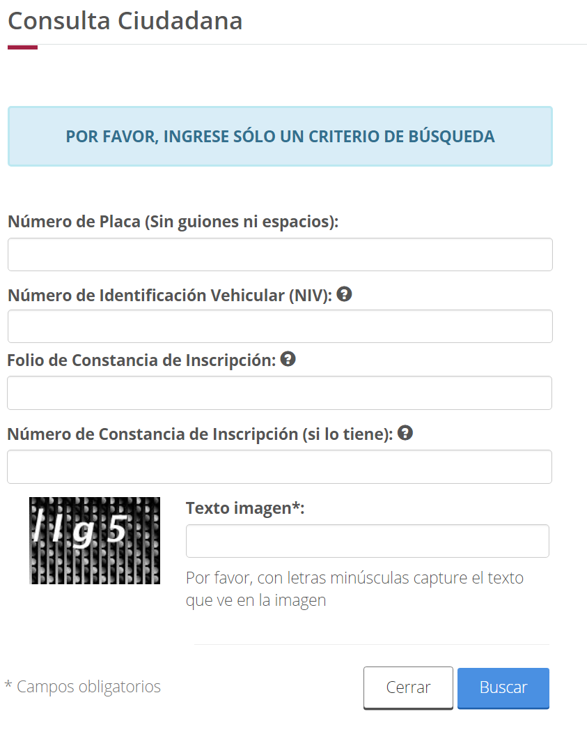 Repuve Consulta Ciudadana Gratis para Checar Placas Login 2021 | Repuve ...